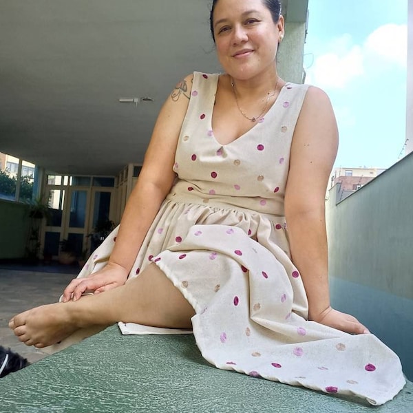 Forager Pinafore PDF Digital Sewing Pattern | Cottagecore Oversized ...