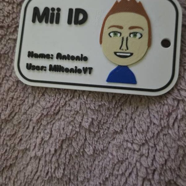 Personalized Nintendo Mii ID Card, Gift for Gamers, Tomodachi Life, 3ds ...