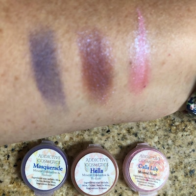 EYESHADOW SAMPLES Pick Any 3 Eyeshadow Colors to Sample All Natural ...