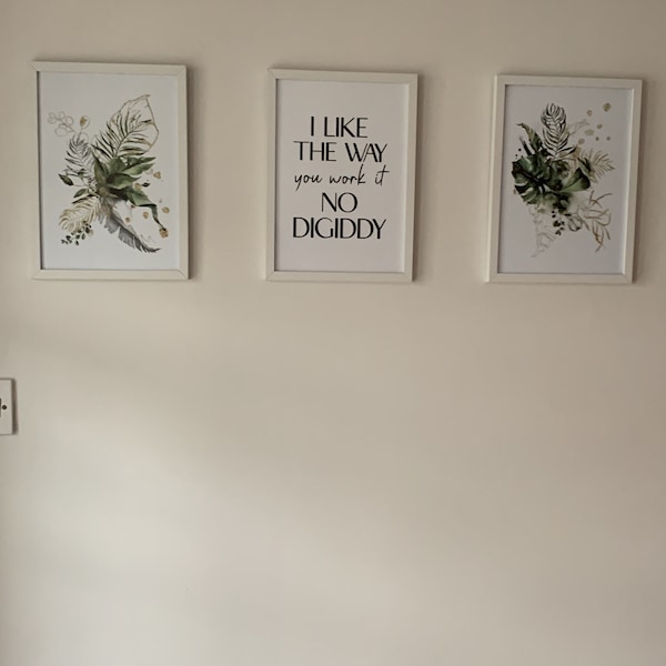 Inspirational Positive Motivational Message Print Poster Home Décor ...