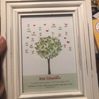 Teacher Gift, Teacher Appreciation Sign, Custom Art Print, Personalized ...