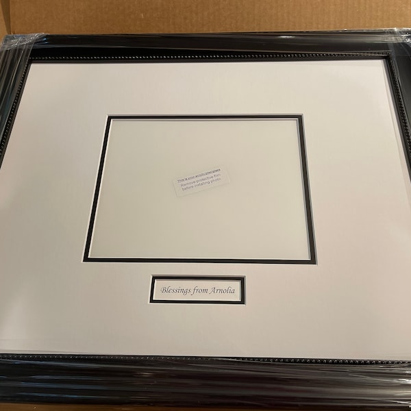 16x20 Signature Mat Kit WITH Frame. Silver, Gold, White and Black ...