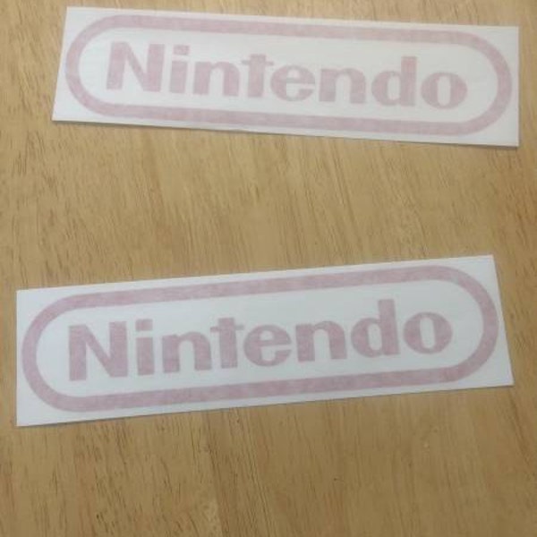 Nintendo NES Logo Sticker Decal Many Colors and Sizes - Etsy
