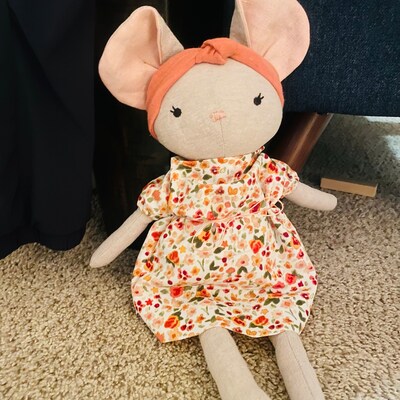 Mouse Sewing Pattern PDF make a Cloth Mouse Doll / Stuffed Animal Toy ...