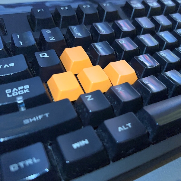 WASD Keycaps Custom Arrow Keycaps Yellow/orange/blue/green Keycaps ...