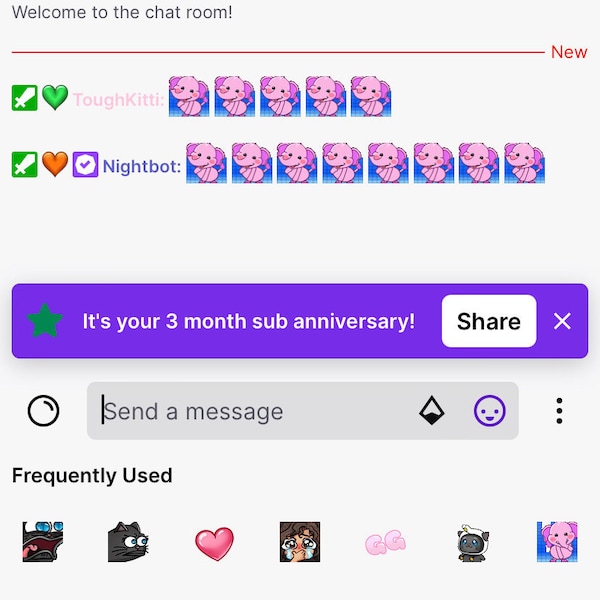 Animated Rainbow Fire Emote for Twitch Kick Discord Youtube Streaming ...