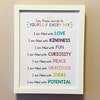 Montessori Numbers 1-10 Poster Math Coloured Bead Bars Classroom Wall ...