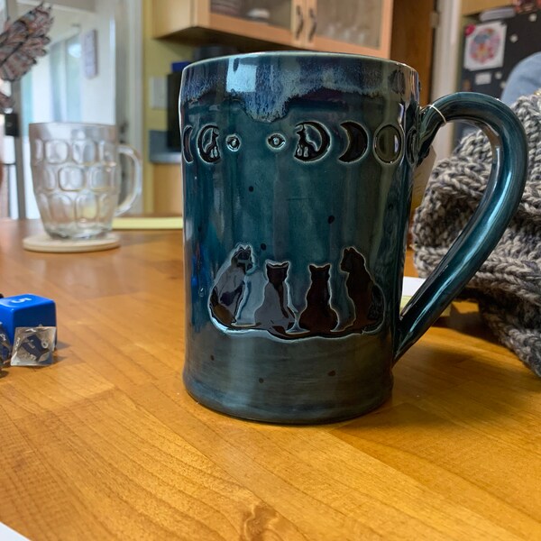 Ancient Tree of Life Under Swallow Migration Coffee Mug, Handmade ...