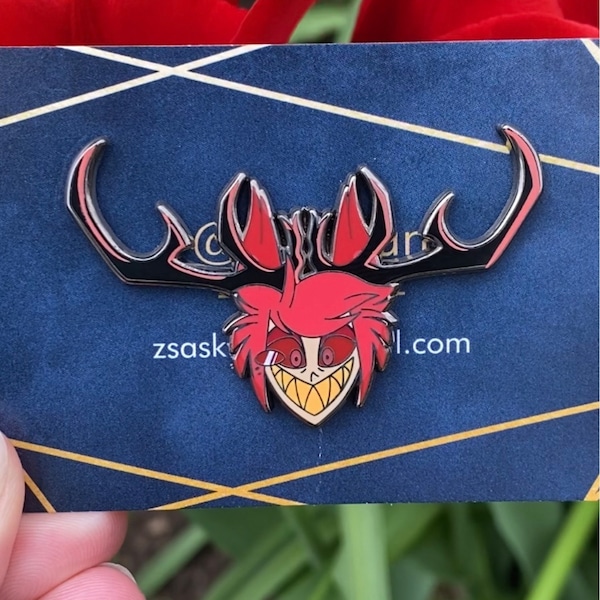 Hazbin Hotel Alastor Enamel Pin - Etsy