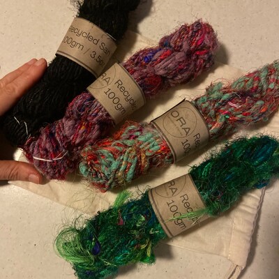 Habu Textiles Paper Yarn for Weaving, Crochet, Knitting. Silk Wrapped ...