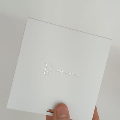 50pcs White Ribbon Gift Box Custom Necklace Box With Microfiber Bag ...