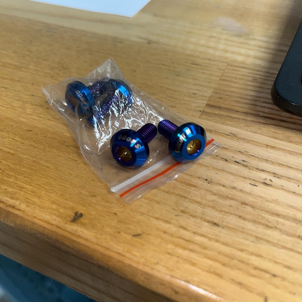 S2000 Titanium License Plate Bolts V2 - Etsy