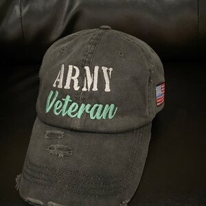 Add Name or Text to Back or Side of Baseball Cap Back of Hat Embroidery ...