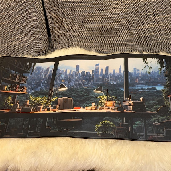 Retro Beach Desk Mat, Ocean Mousepad, Beachy Desk Decor, Nautical ...