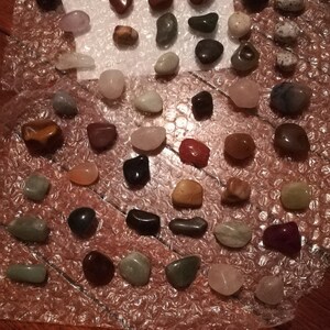 Assorted Mixed Tumbled Stones MEDIUM 1 lb Wholesale Bulk Lot | Etsy