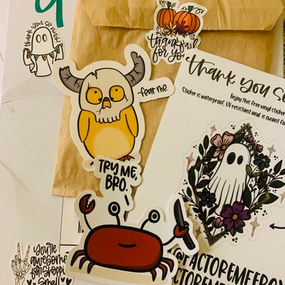 Funny Crab Vinyl Sticker © Tumbler Decal Tumbler Sticker - Etsy