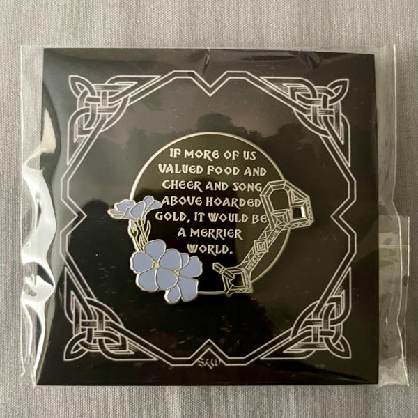 Transcendent Light Enamel Pin Trees of Light Starlight Elven LOTR Lapel ...