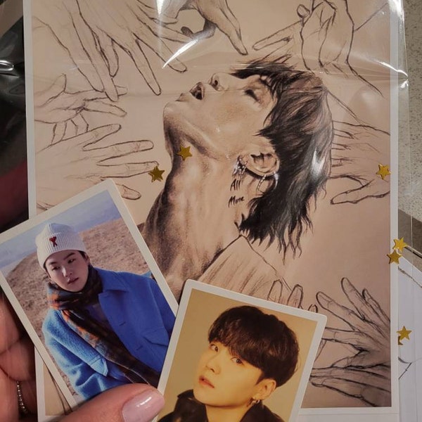 Track 01 Yun | BTS RM | Original Art Print - Etsy