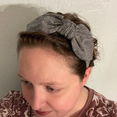 Dark Brown Lace Headband, Christian Veil, Structured Religious Head ...