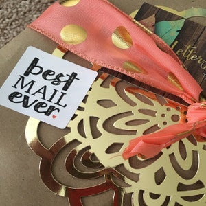 Best Mail Ever Happy Mail Packaging Stickers for Handmade Business 24 ...