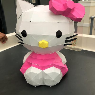 Golden Cup Papercraft PDF SVG Template for Winner Cup Papercraft, DIY ...