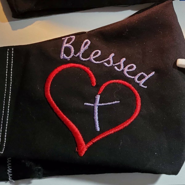 Blessed Heart - Machine Embroidery Design - Etsy