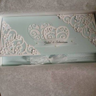 Handmade Wedding Envelope, Wedding Envelope for Money With Flowers ...