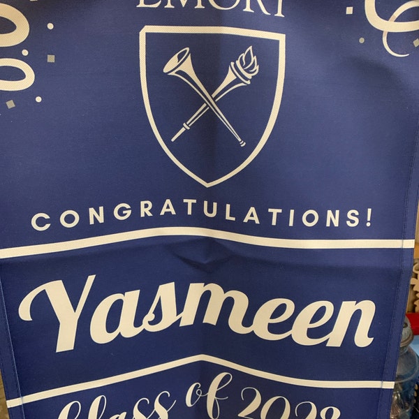 Custom College Bound Yard Flag, Custom College Sign, College Garden ...