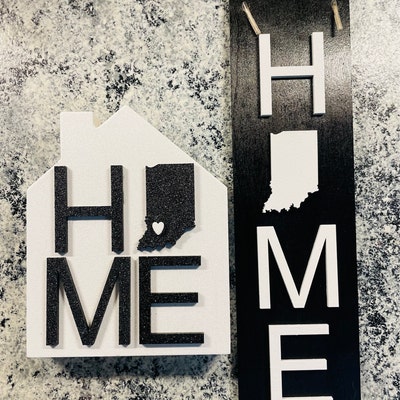 Unfinished Wooden Indiana Shape State Craft From 1 up to 46 DIY - Etsy