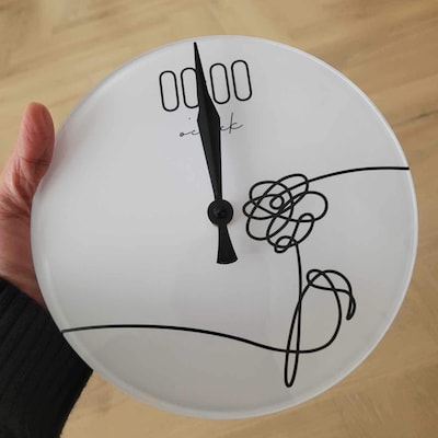 BTS Clock, Acrylic Wall Clock, Bangtan Sonyeondan Clock, Zero O'clock ...