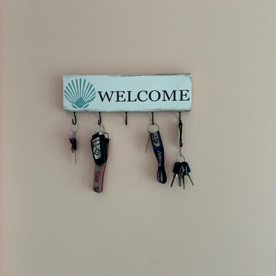 Lake House Address Sign, Coastal Decor, Nautical House Numbers, Address ...