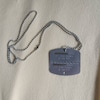 WW2 Dog Tag Set. Notched Style Stainless Steel Tags With Choice of ...