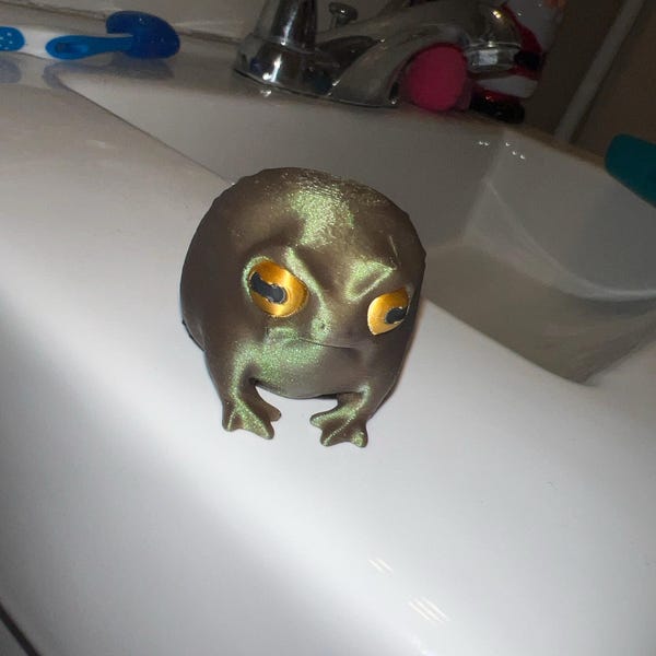 Kawaii Bat Desk Buddy Hand Painted Articulated Bat Figurine Desk Toy ...