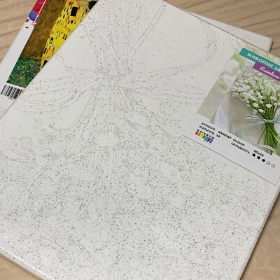 Paint by Number Kit Human Woman Flower, Paint by Numbers Kit With FRAME ...