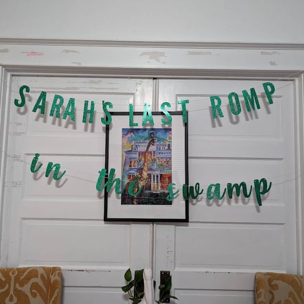 Custom Last Romp in the Swamp Bachelorette Party Banner, Decor ...
