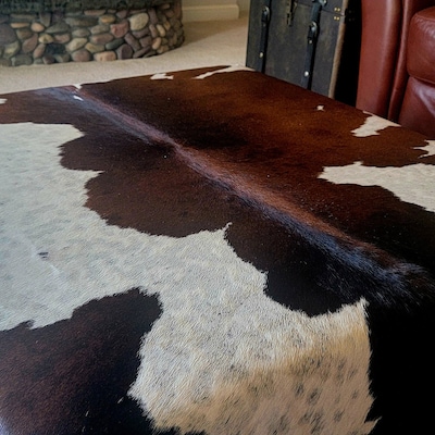 Custom Made, Genuine Cowhide Coffee Table 5 Ft by 4 Ft Extra Large ...
