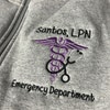 Nephrology Nurse Jacket Dialysis Nurse Jacket Hemodialysis RN Zip ...