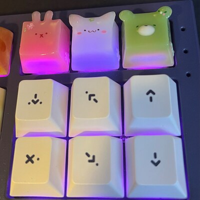 Sakura Dango Collection Artisan Keycap Set Kawaii Keycaps Cute Keycap - Etsy