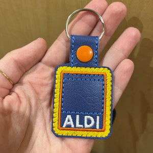 Aldi - Key Fob - Aldi Quarter Keeper - Etsy
