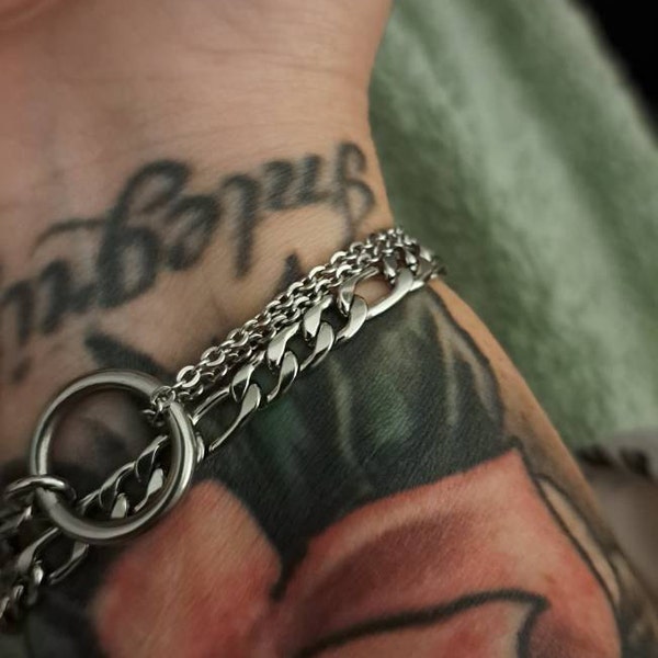 Walking in My Shoes Industrial Style Boot Chain With Nuts, Punk Boot ...