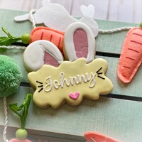 Nancy Bunny Plaque Cookie Cutter - Etsy