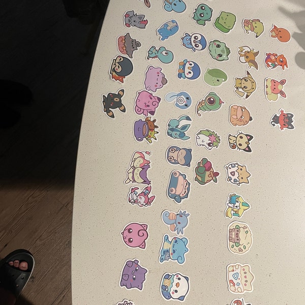 50 Super Smash Video Game Anime Cartoon Vinyl Stickers Pack Waterproof ...