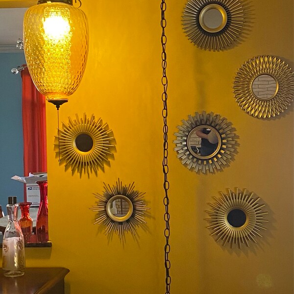 Vintage ORANGE ICE BUCKET Cooler 60s Bee Plastics Round Beer Drink ...