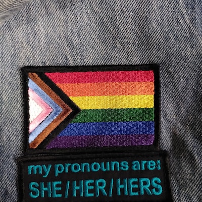 Transgender Trans Pride Flag Embroidered Patch - Etsy