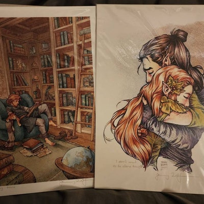The Death of Fëanor Signed Giclée Print - Etsy