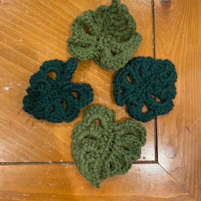 Tiny Houseplant Leaf Collection Crochet Pattern - Etsy