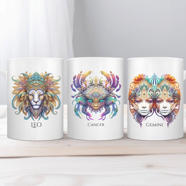 4 Different 15oz Mug Mock up Canva Template - Try Before You Buy, Full ...
