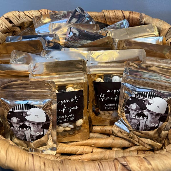 Celebration of Life Favor Bags, Funeral Favors, Memorial Candy Bags ...