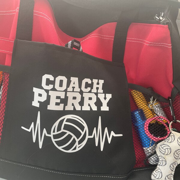 Girl Volleyball Tote, Volleyball Tote, Volleyball Gift Bag, Teen ...