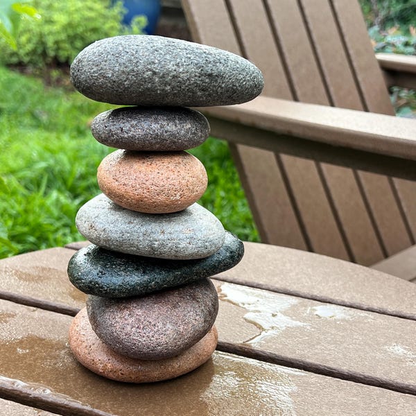Carefully Curated 7-stone Loose River Rock Stacking Cairn Set – 3-4 ...